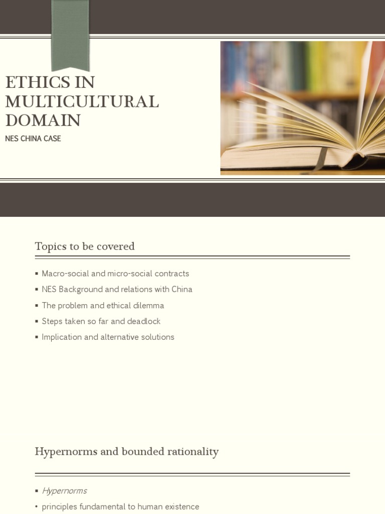 NES China Case Final | PDF | Morality | Business Ethics
