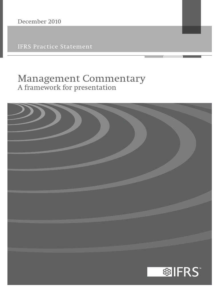 Management Commentary IFRS Practice Statement | Download Free PDF ...