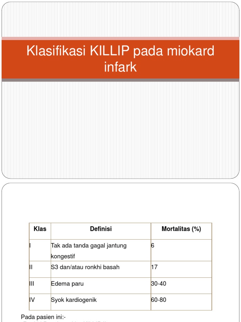 Klasifikasi KILLIP Pada Miokard Infark | PDF