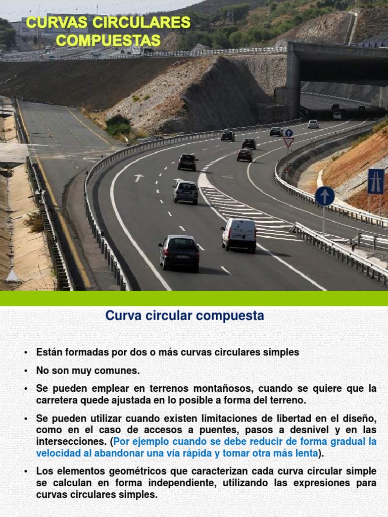 Curvas Circulares Compuestas | PDF