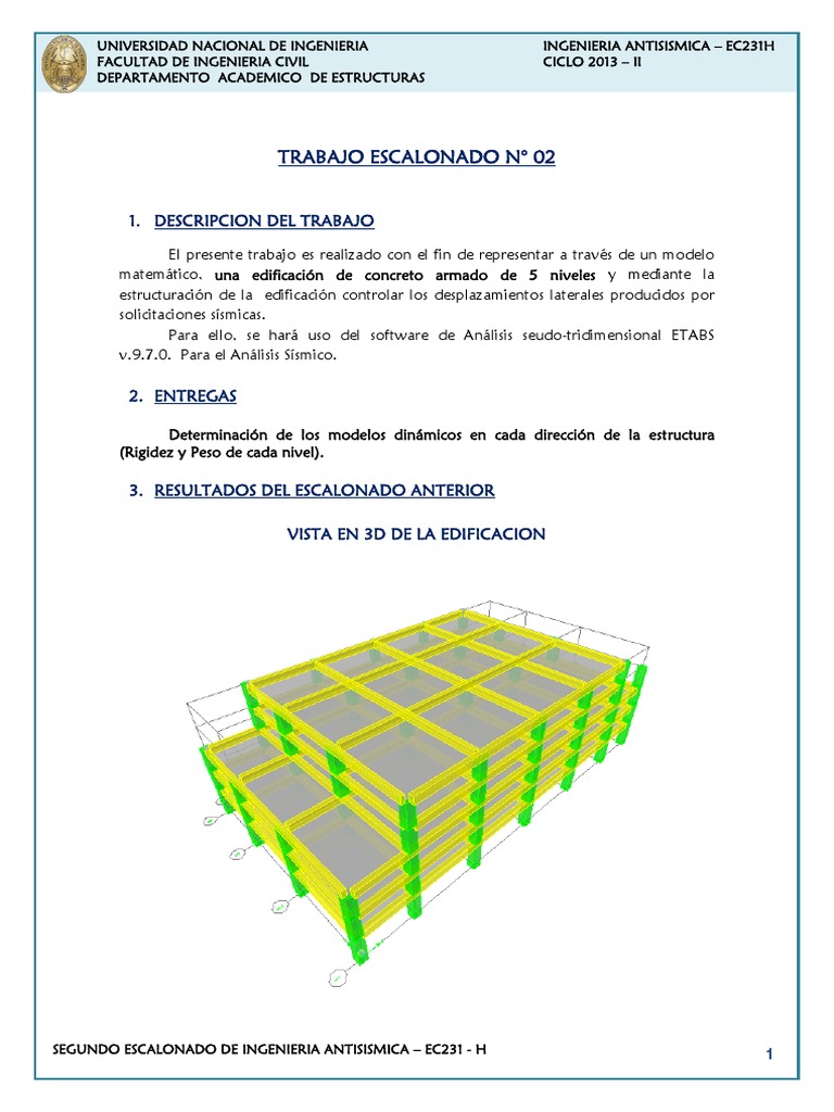 Escalonado EC231 | PDF | Ingeniería | Ingeniero civil