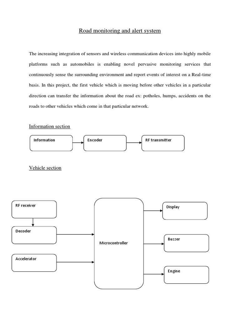 Real-Time Road Monitoring System | PDF