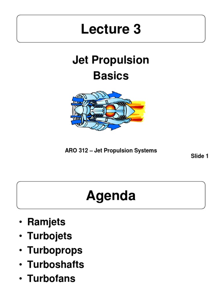 Jet Propulsion Basics | PDF | Jet Engine | Gas Turbine