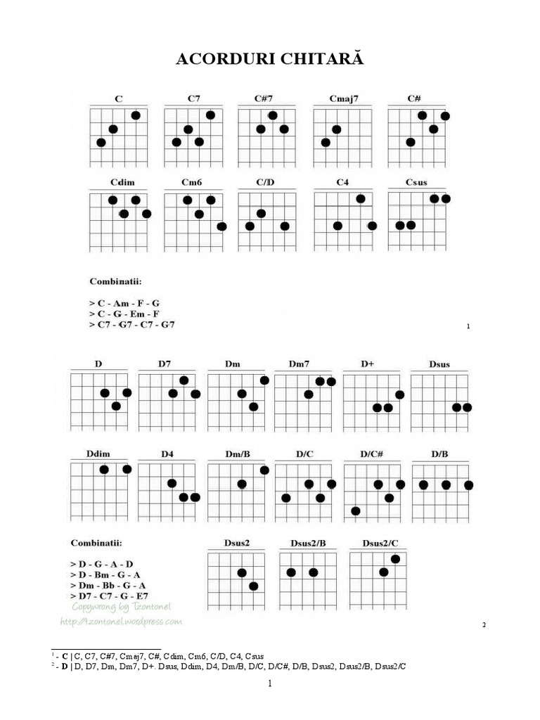 acorduri chitara
