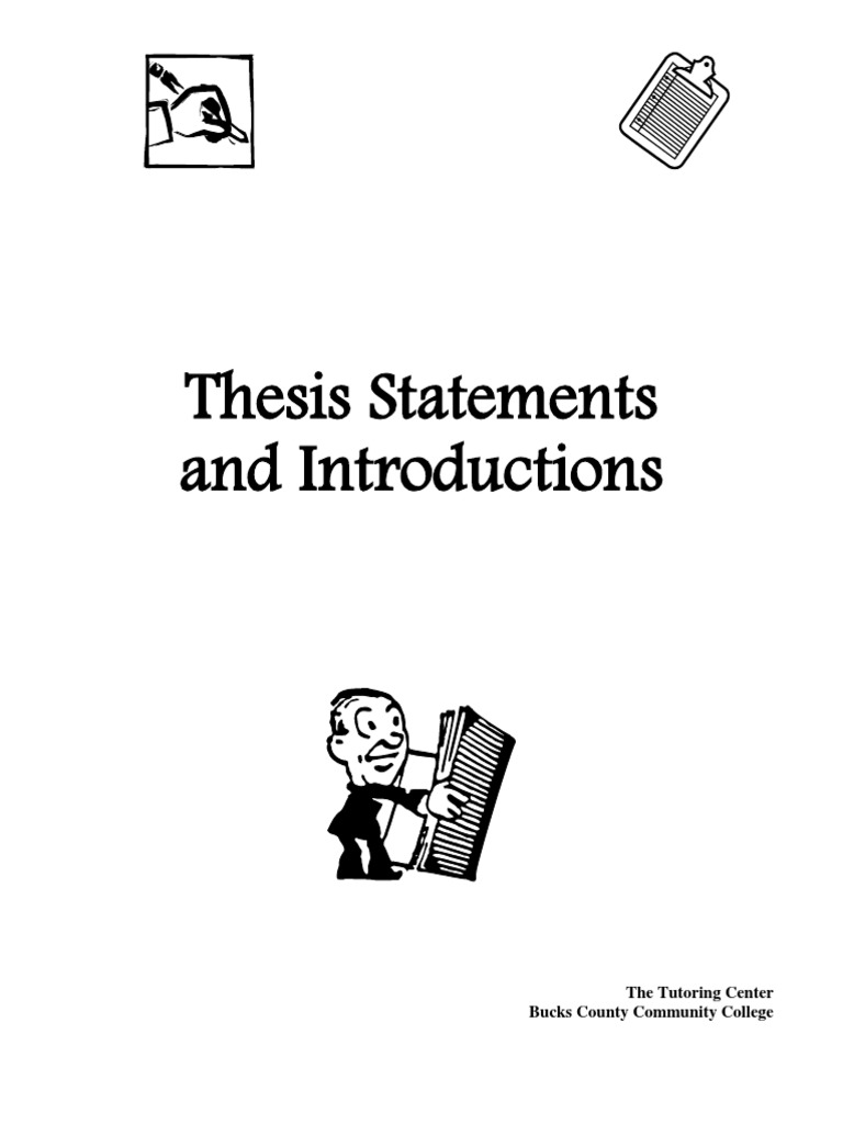 Thesis Statements and Introductions July08 - 000 PDF | PDF | Essays ...