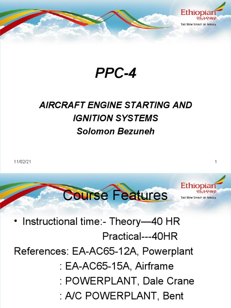 Aircraft Engine Starting and Ignition Systems Solomon Bezuneh | PDF ...