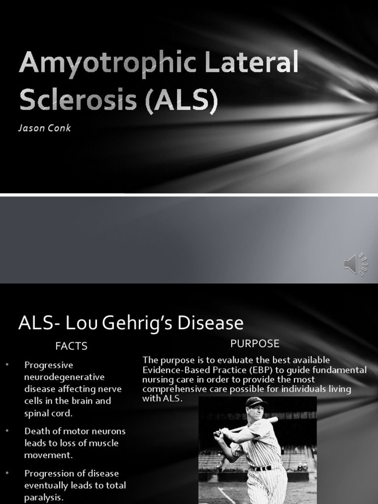 Als Presentation | PDF | Amyotrophic Lateral Sclerosis | Palliative Care