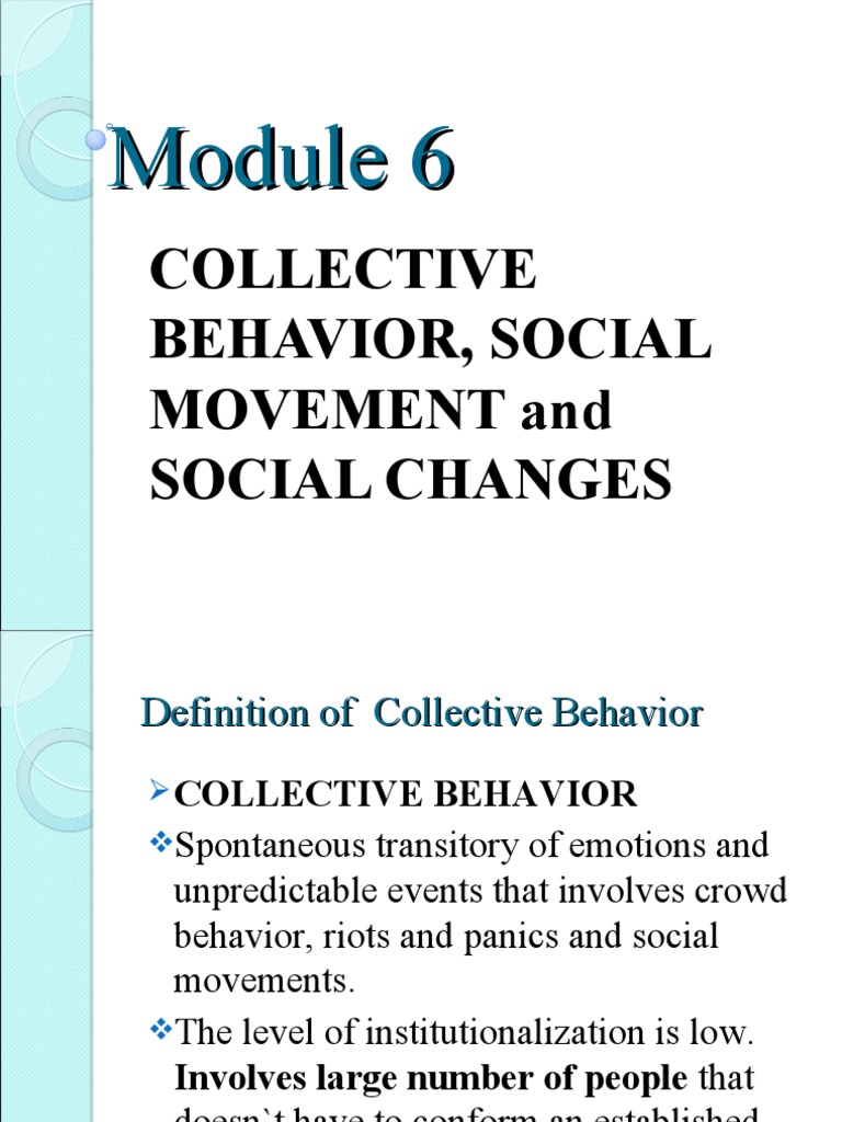 SOCIETY - Collective Behavior | PDF | Rumor | Society