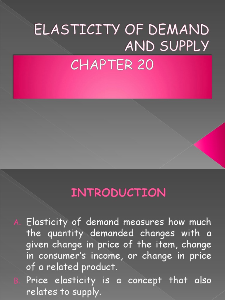 Understanding Demand Elasticity Concepts | PDF | Price Elasticity Of ...