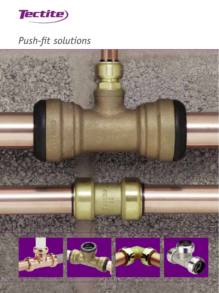 Tectite Push Fit | PDF | Plumbing | Pipe (Fluid Conveyance)