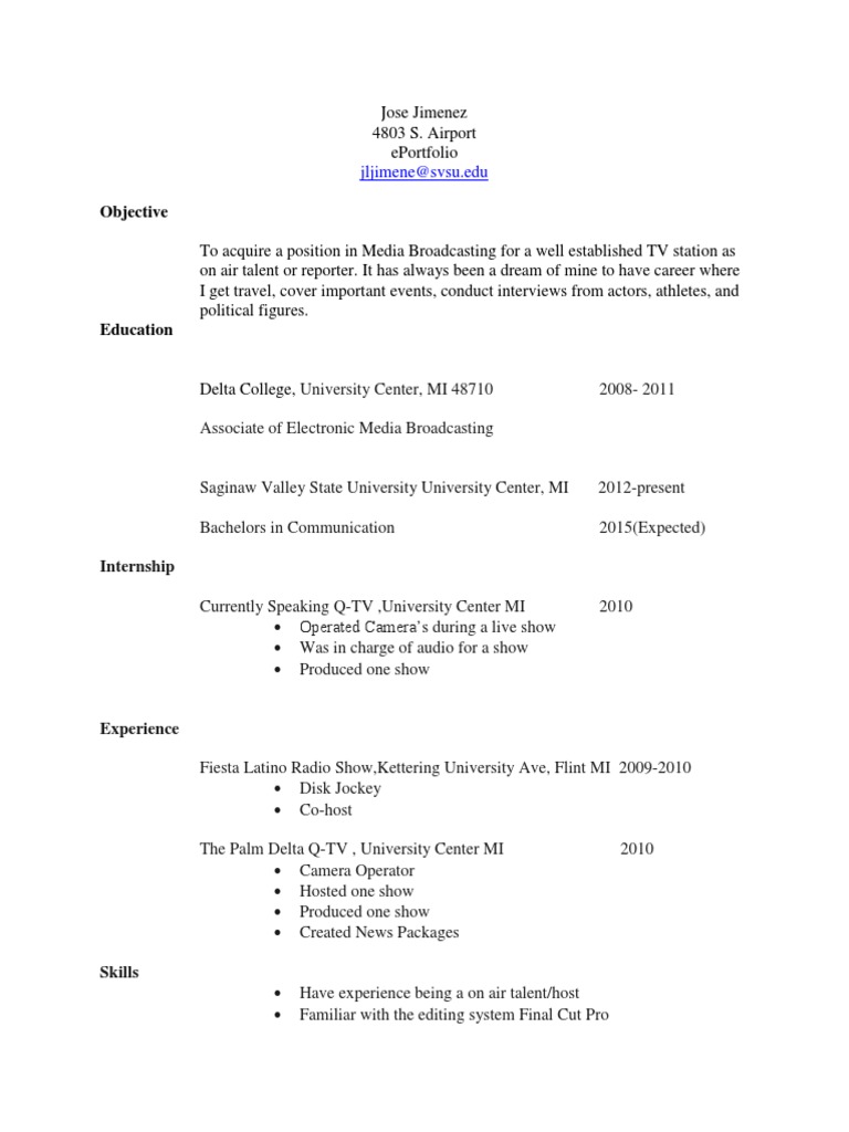Resume 5 | PDF