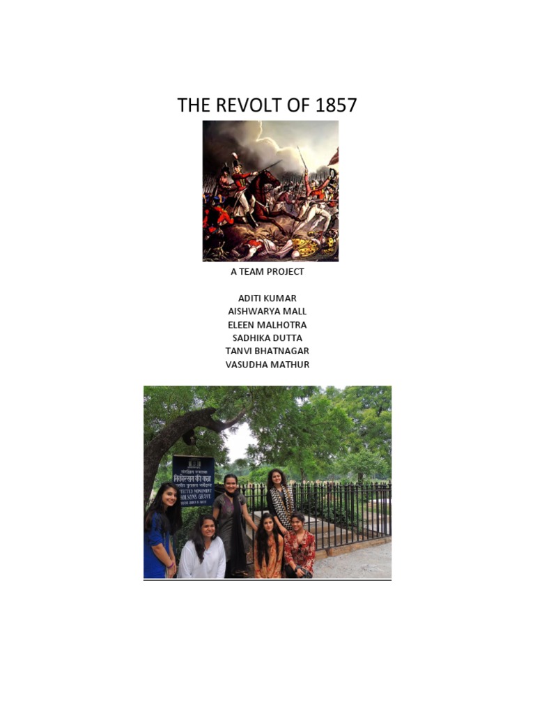 The Revolt of 1857 | PDF | Delhi | South Asia