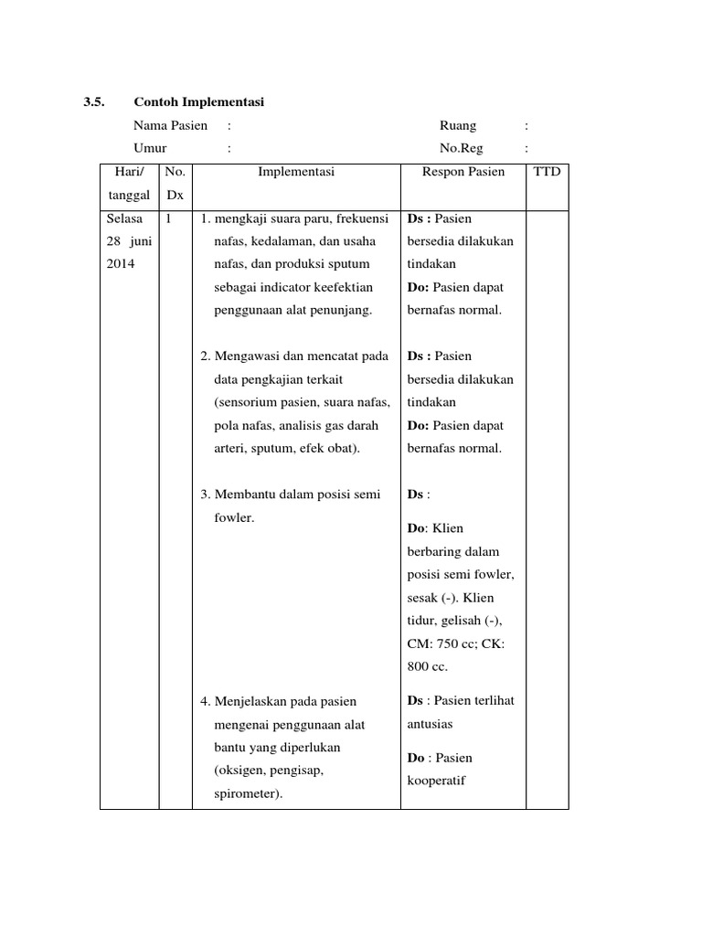 Contoh Implementasi | PDF | Pengembangan Diri | Kesehatan Holistik