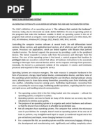 Computer Software Notes | PDF | Operating System | Computer Program