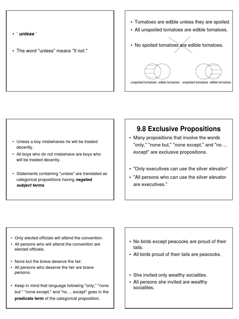 Chap 4 Part III | PDF | Proposition | Cognitive Science