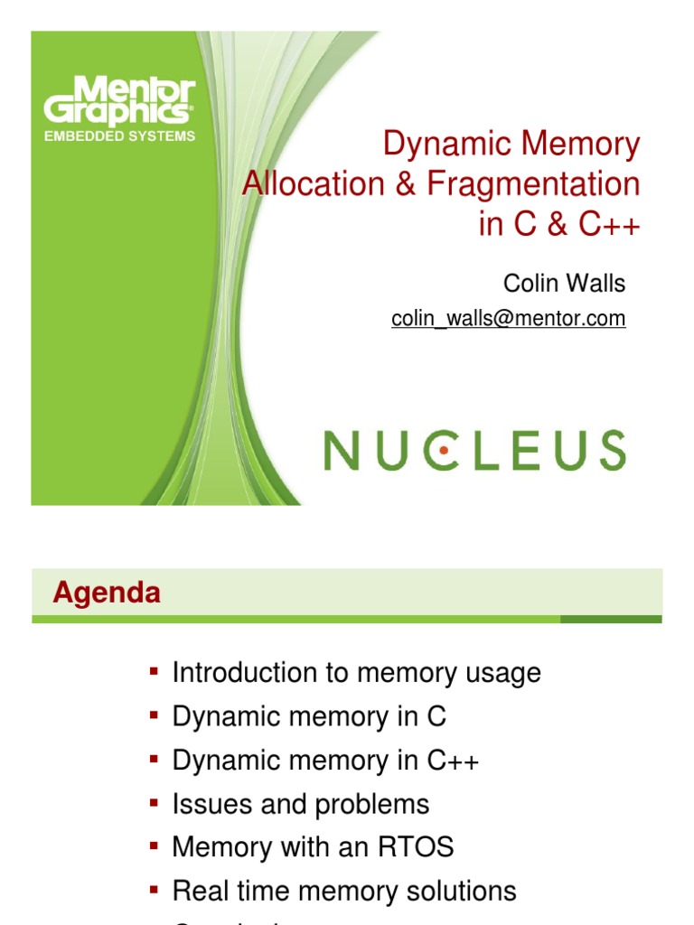 Dynamic Memory Allocation And Fragmentation In C And C Pdf C Programming Language Pointer