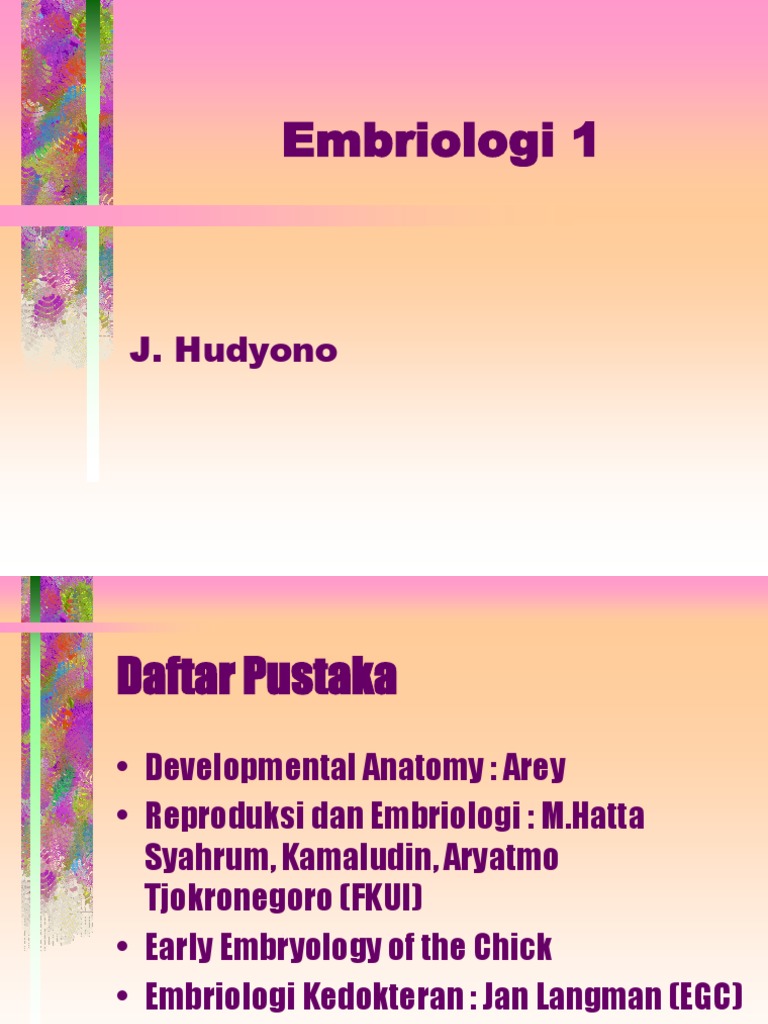 Embriologi 1 | PDF | Kesehatan Holistik | Sains & Matematika