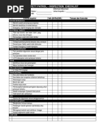 Form Checklist Inspeksi Tempat Kerja | PDF