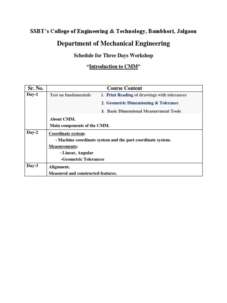 Department of Mechanical Engineering: SSBT's College of Engineering ...