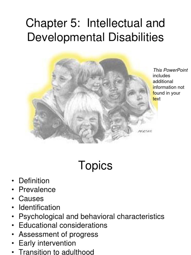 Chapter 5 Intellectual and Developmental Disabilities | Intellectual ...