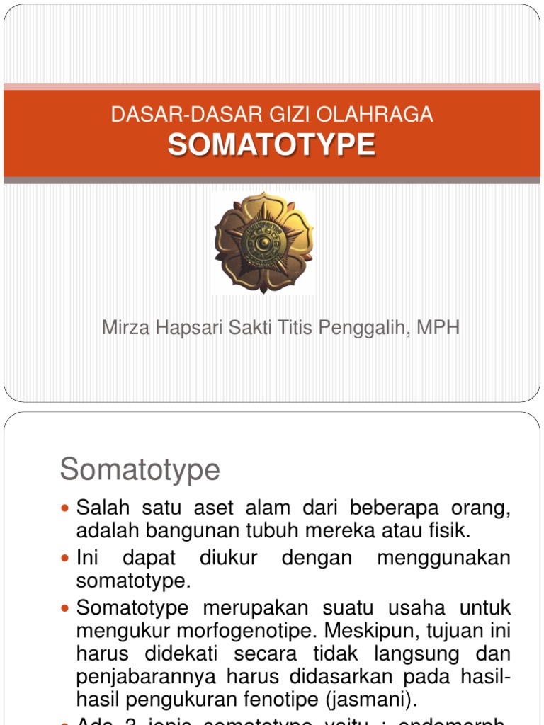 Somatotype | PDF | Metode & Bahan Ajar | Sains & Matematika