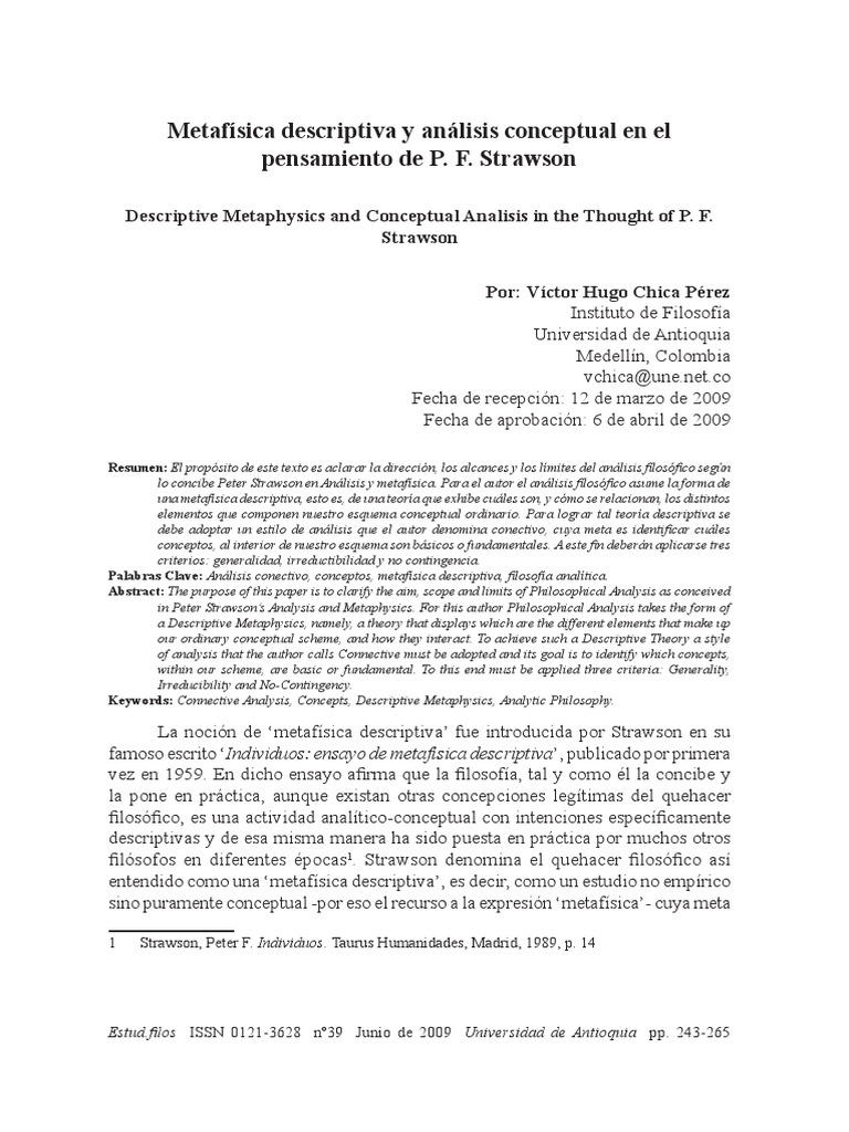 Strawson PDF | PDF