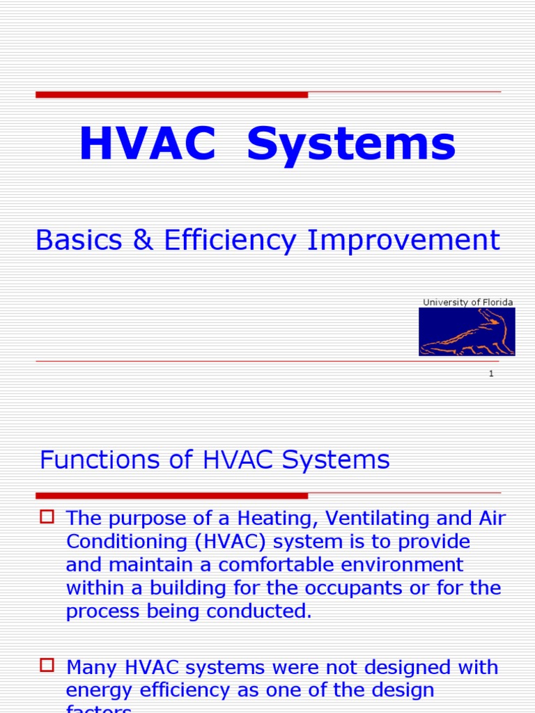 HVAC Slide Show | PDF | Hvac | Air Conditioning