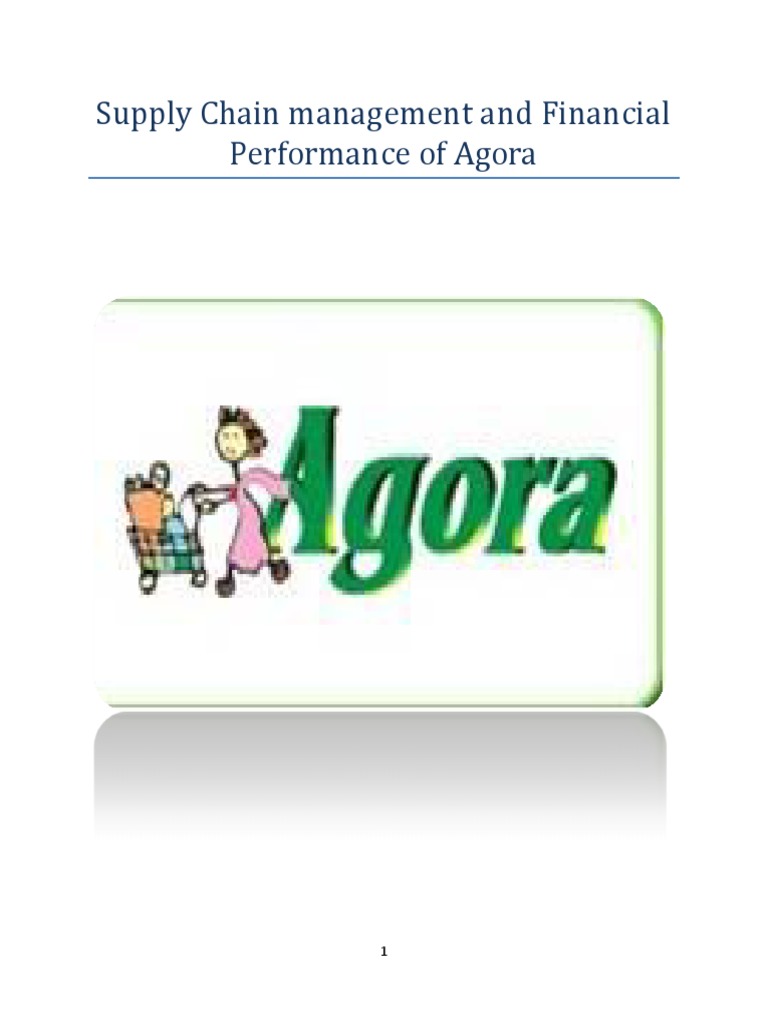Supply Chain of Agora Bangladesh | PDF | Retail | Supply Chain