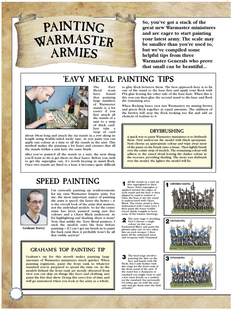 Painting Warmaster Armies 2 | PDF | Paint | Paintings