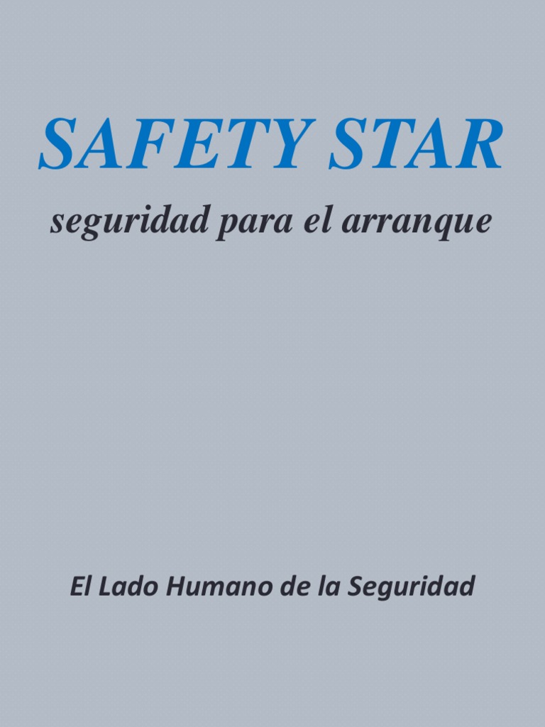 Programa Safety Star: Conciencia de Seguridad | PDF
