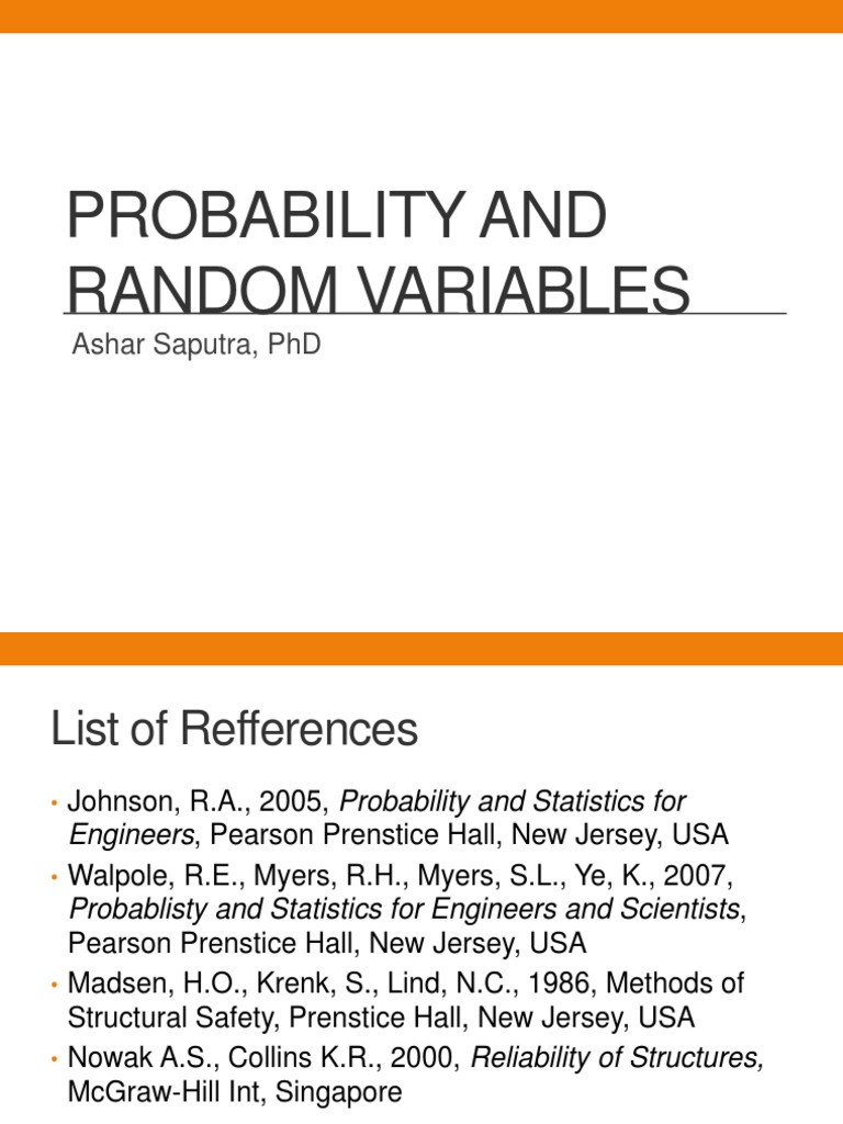 Probability and Random Variables | PDF | Uncertainty | Statistics
