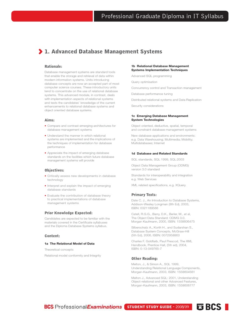 Advanced Database Management Systems | PDF | Relational Database | Databases