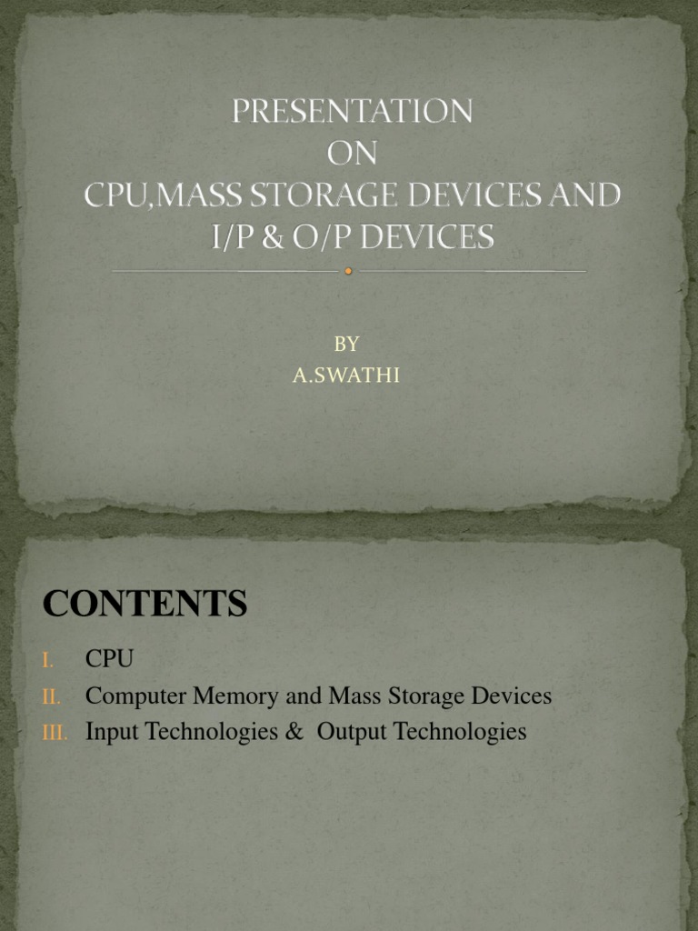 Ip Op Devices | PDF | Computer Data Storage | Disk Storage