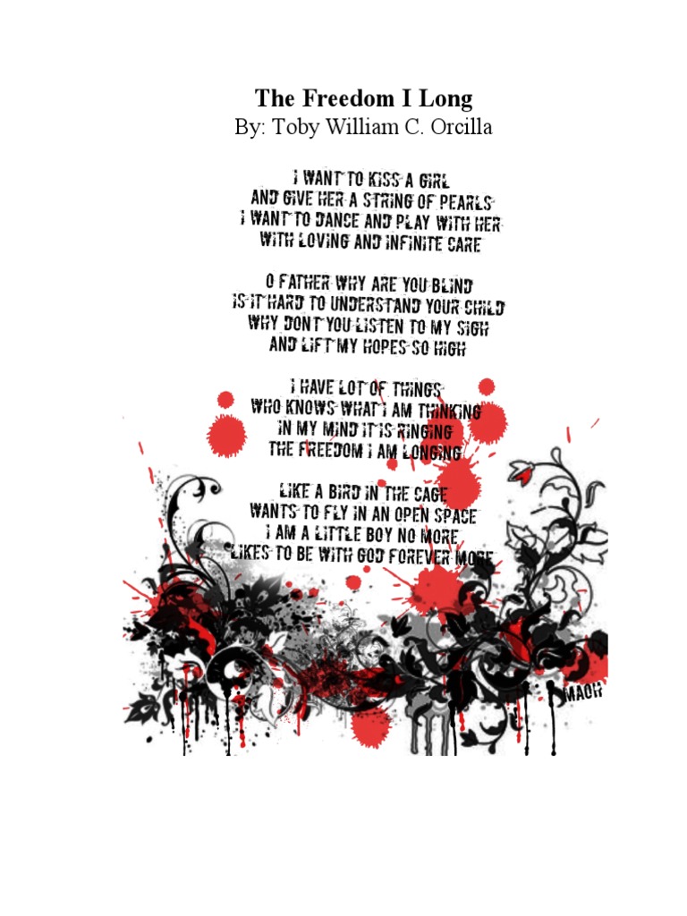 The Freedom I Long: A Personal Journey | PDF | Poetry