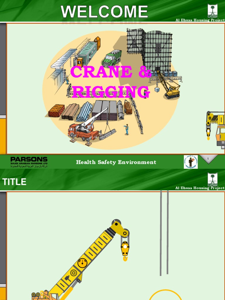 Crane & Rigging Safety | PDF | Nature