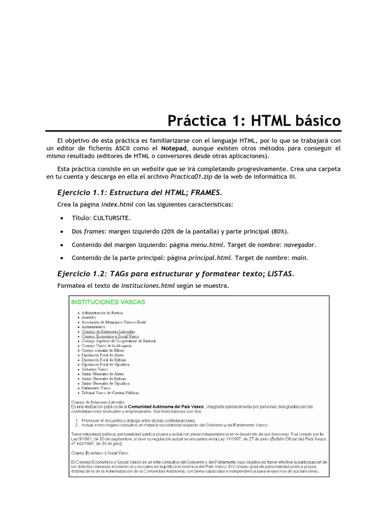HTML Guide PDF | PDF | HTML | Archivo de computadora