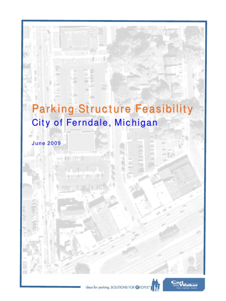 Ferndale Parking Structure Study | PDF | Traffic | Elevator