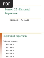 Ch. 8 The Binomial Expansion Cheat Sheet - Edexcel Maths A-Level - Year ...