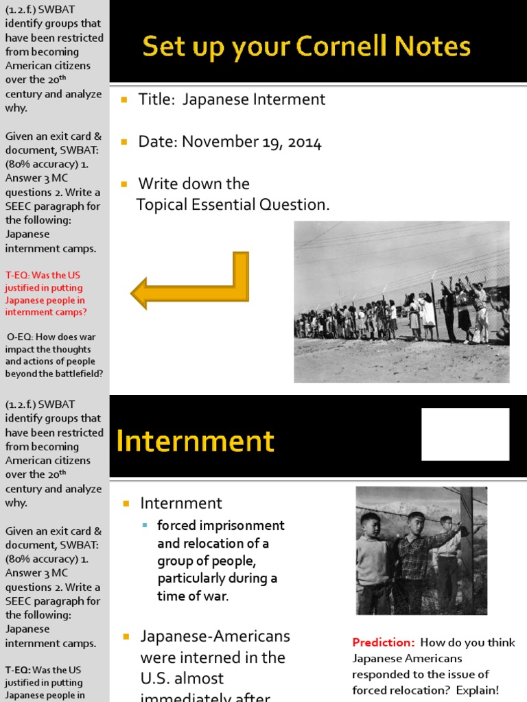Japanese Internment Camps Analysis | PDF | Internment Of Japanese ...