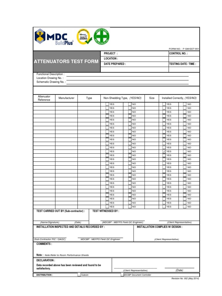 Electrical WIP Test Form | PDF | Transformer | Fuse (Electrical)