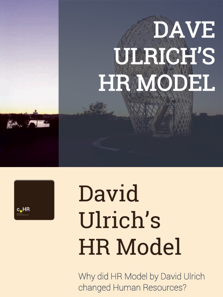 David Ulrich Hr Model 131227160622 Phpapp02 | Human Resource Management ...