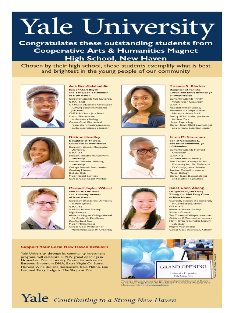 Cooperative Arts & Humanities High School | PDF | New Haven ...