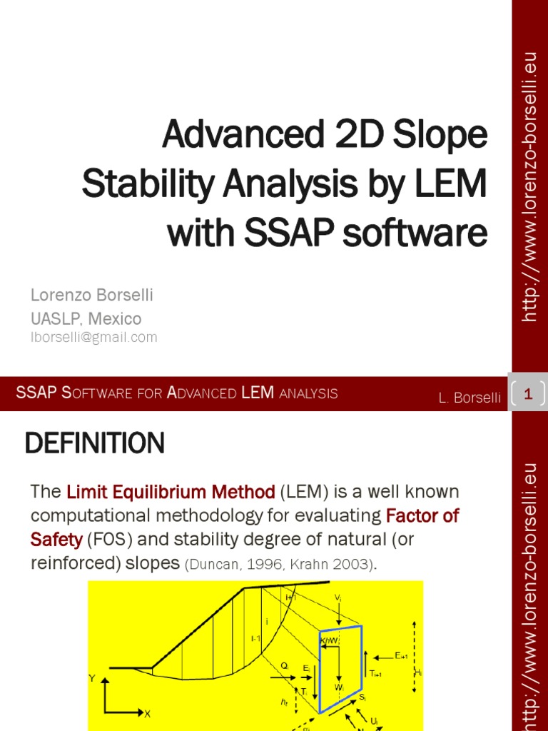 SSAP Software For Advanced LEM Analysis | PDF | Software | Engineering