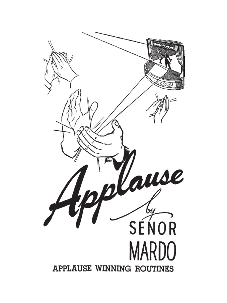 Mardo Applause | PDF | Magic (Illusion) | Hand