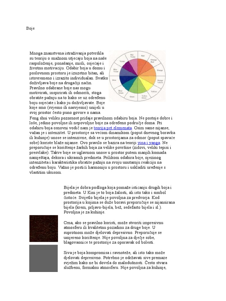 Feng Shui - BOJE | PDF