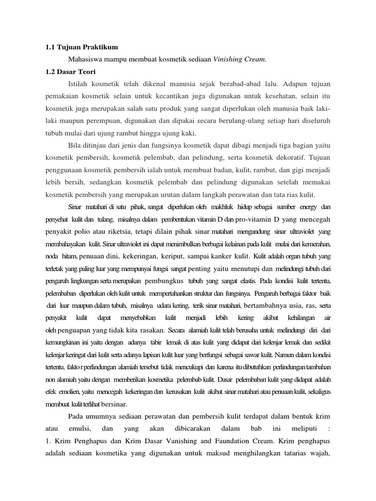 Tujuan Praktikum | PDF | Karier & Perkembangan | Kesehatan Holistik