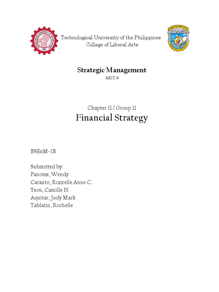 Chapter 11 Financial Strategy | PDF | Leverage (Finance) | Capital ...