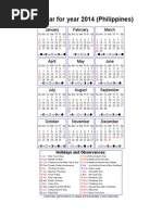 Tagalog Months & Days | PDF