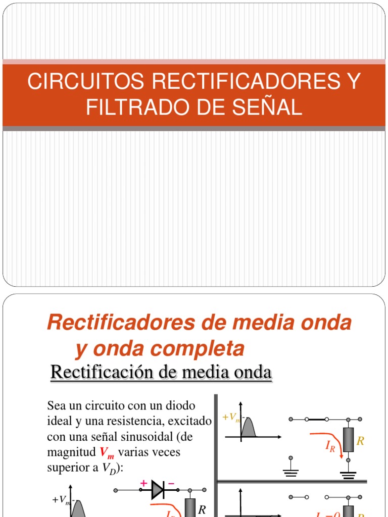 04 - Circuitos Rectificadores y Filtro | PDF