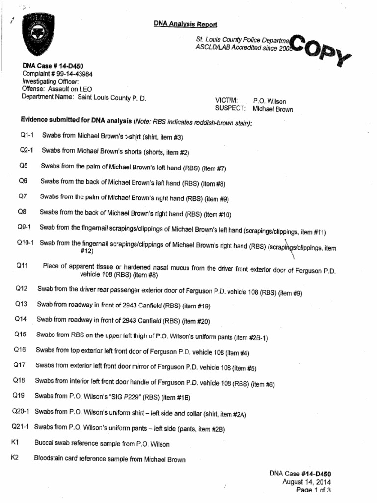 DNA Analysis Report | PDF